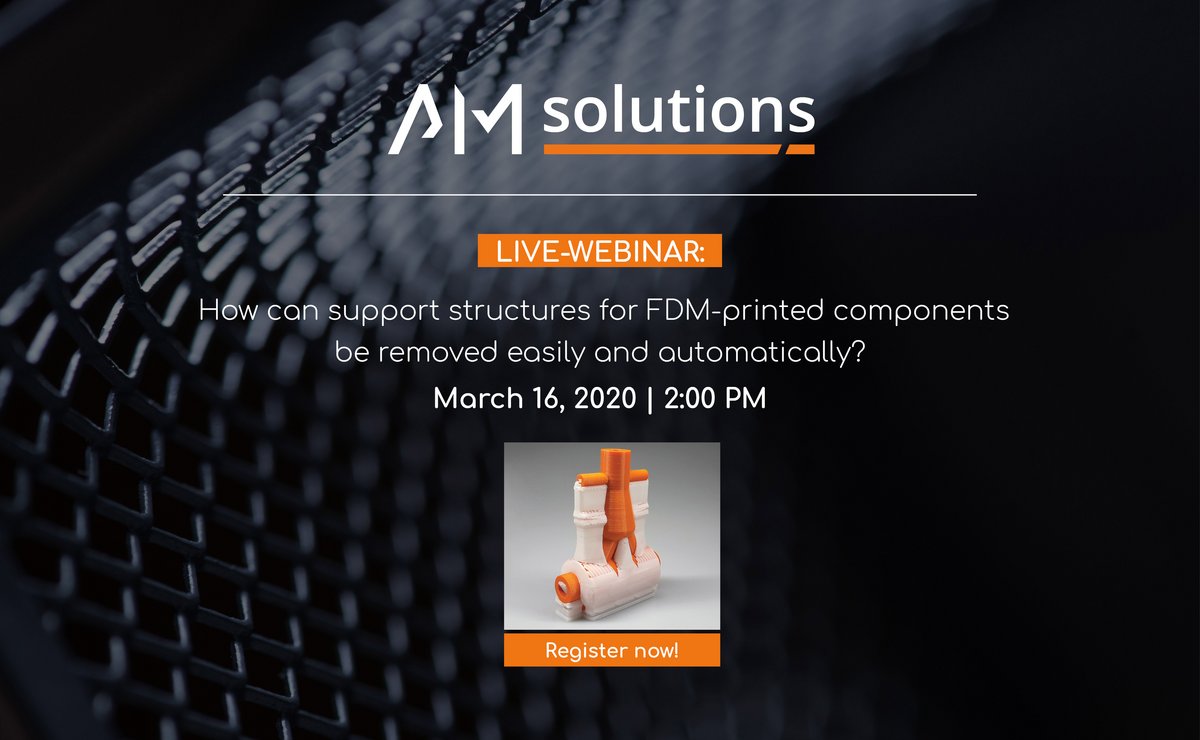 LIVE Webinar: How can support structures for FDM-printed components be ...