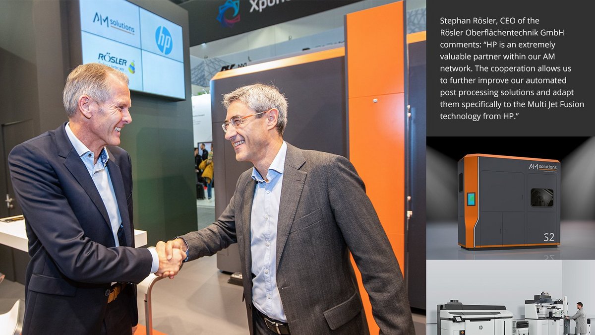 Automated, industrial post processing for HP Multi Jet Fusion ...